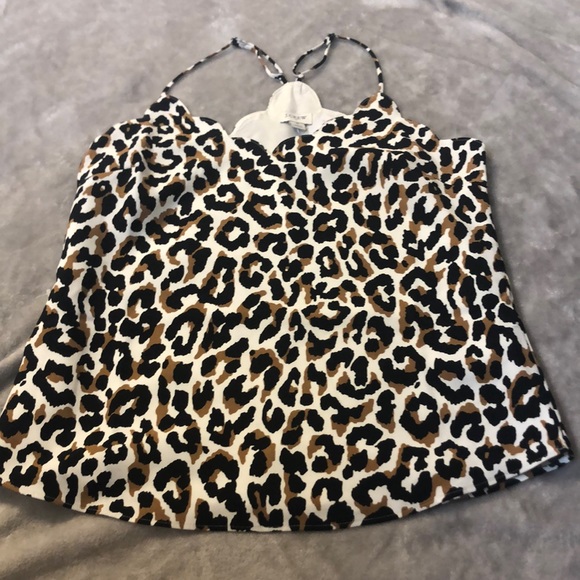 J. Crew | Tops | Nwt J Crew Leopard Print Tank | Poshmark